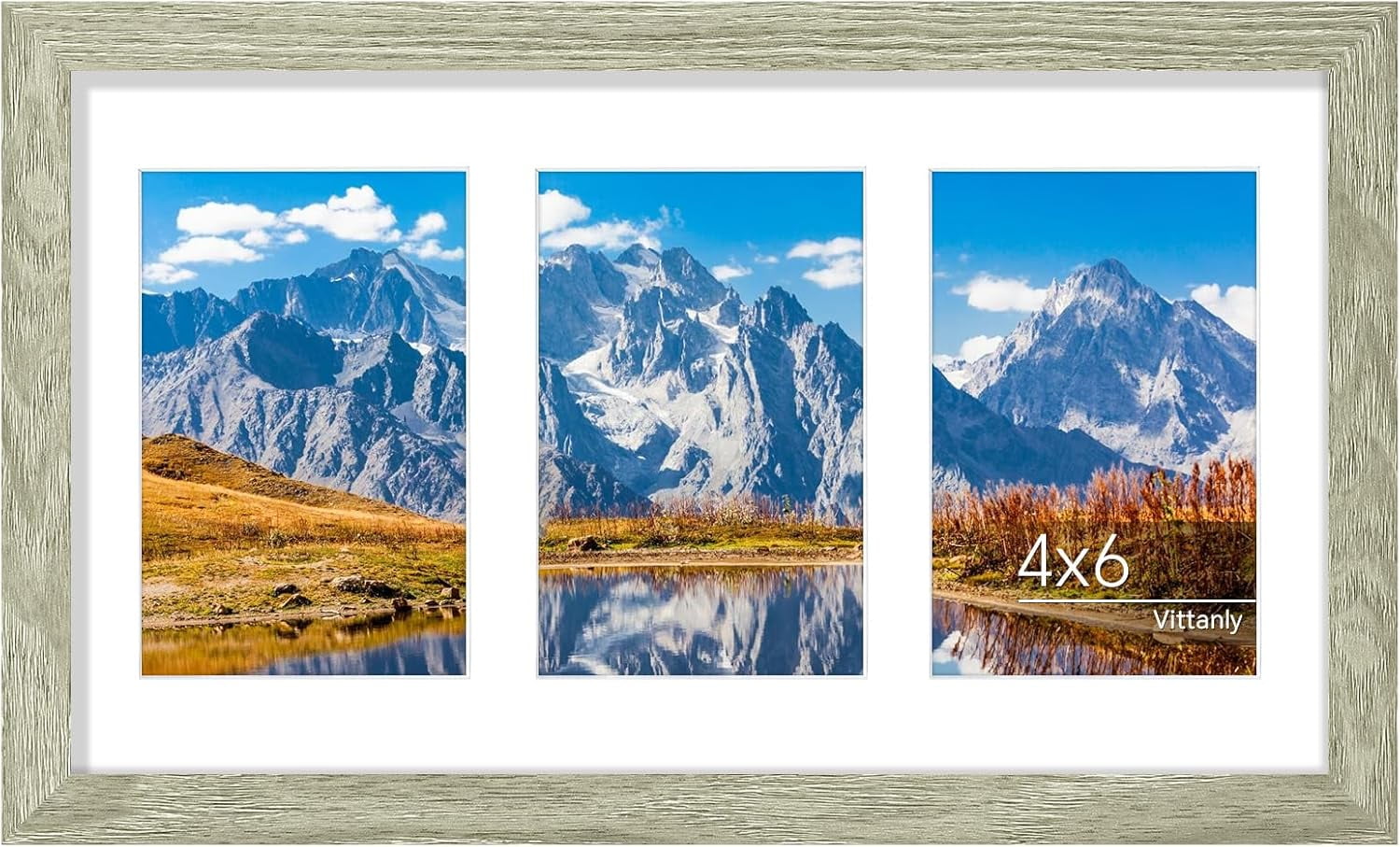 Collage Picture Frame, Displays Pictures with Mat or without Mat for ...