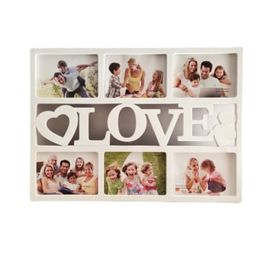 Mainstays 12-Opening Linear Black Collage Picture Frame (Holds 12 - 4x6 ...