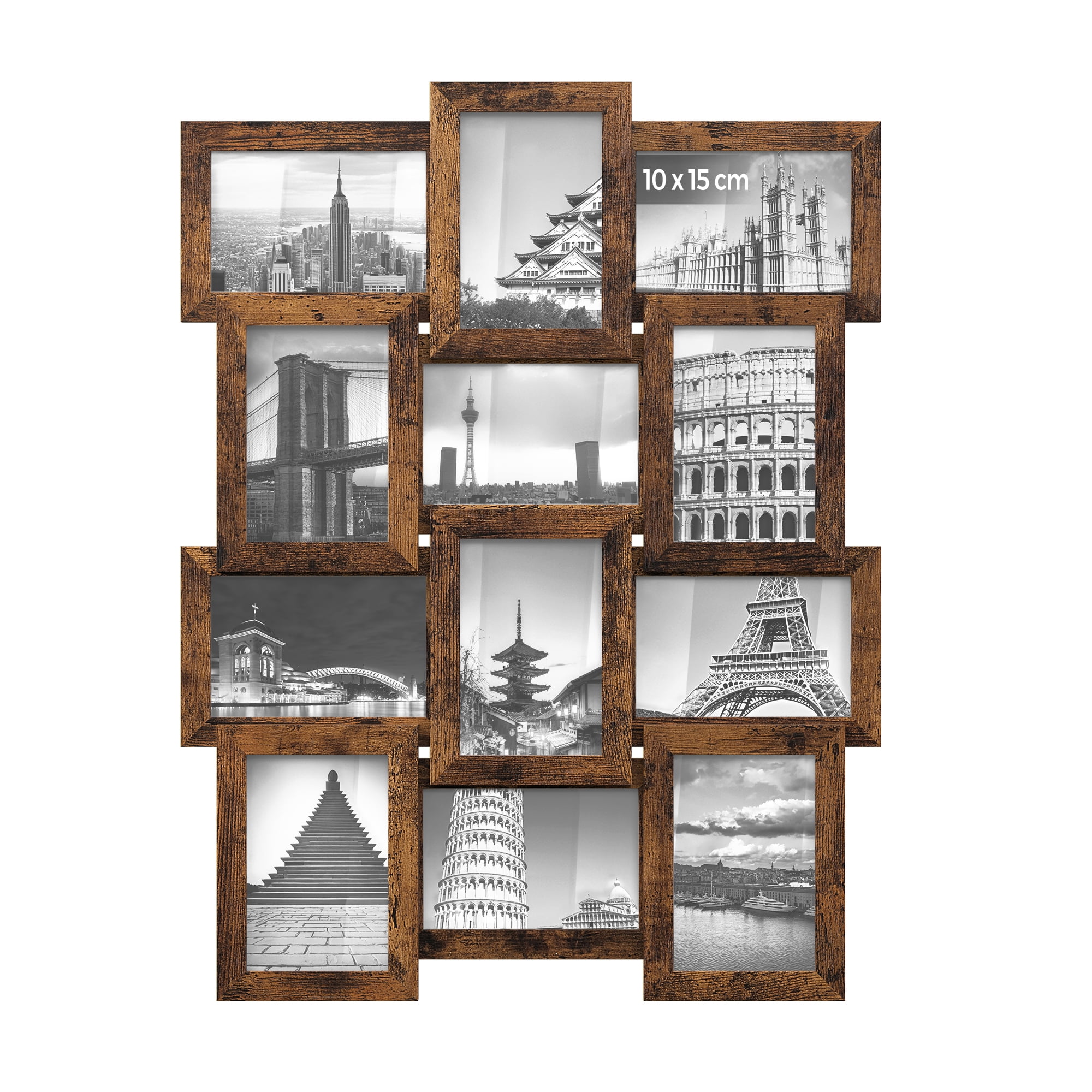 Collage Picture Frames, 4x6 for Wall Decor Set of 12, Multi Family ...