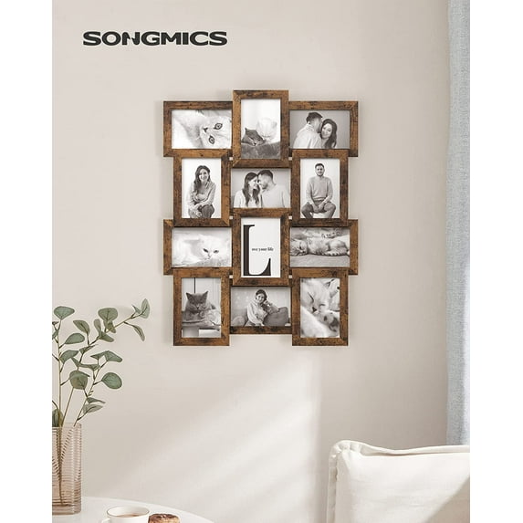 Collage Picture Frames, 4x6 for Wall Decor Set of 12, Multi Family ...