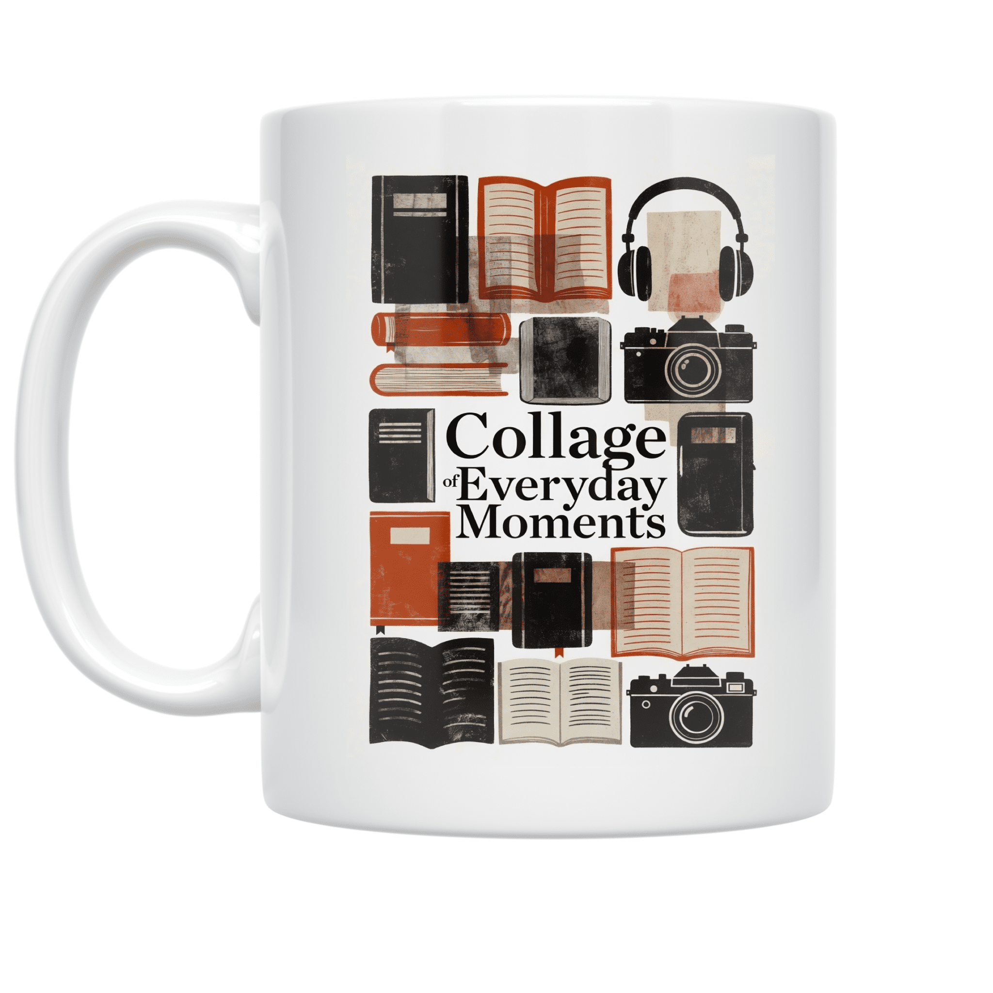 Collage of Everyday Moments - Mixed Media Art Enthusiast - 11 oz ...