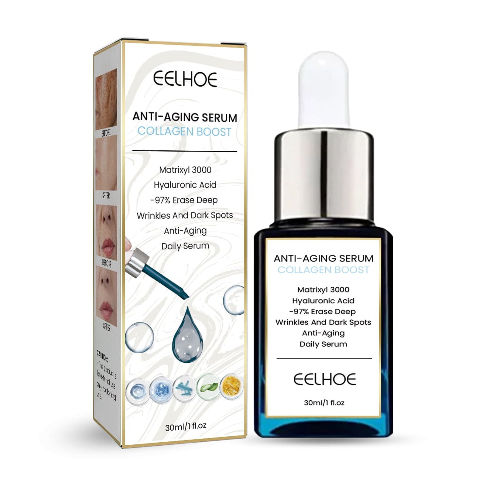 Collagen Anti-Aging Serum Fade Fine Lines Collagen Protein Reverse ...