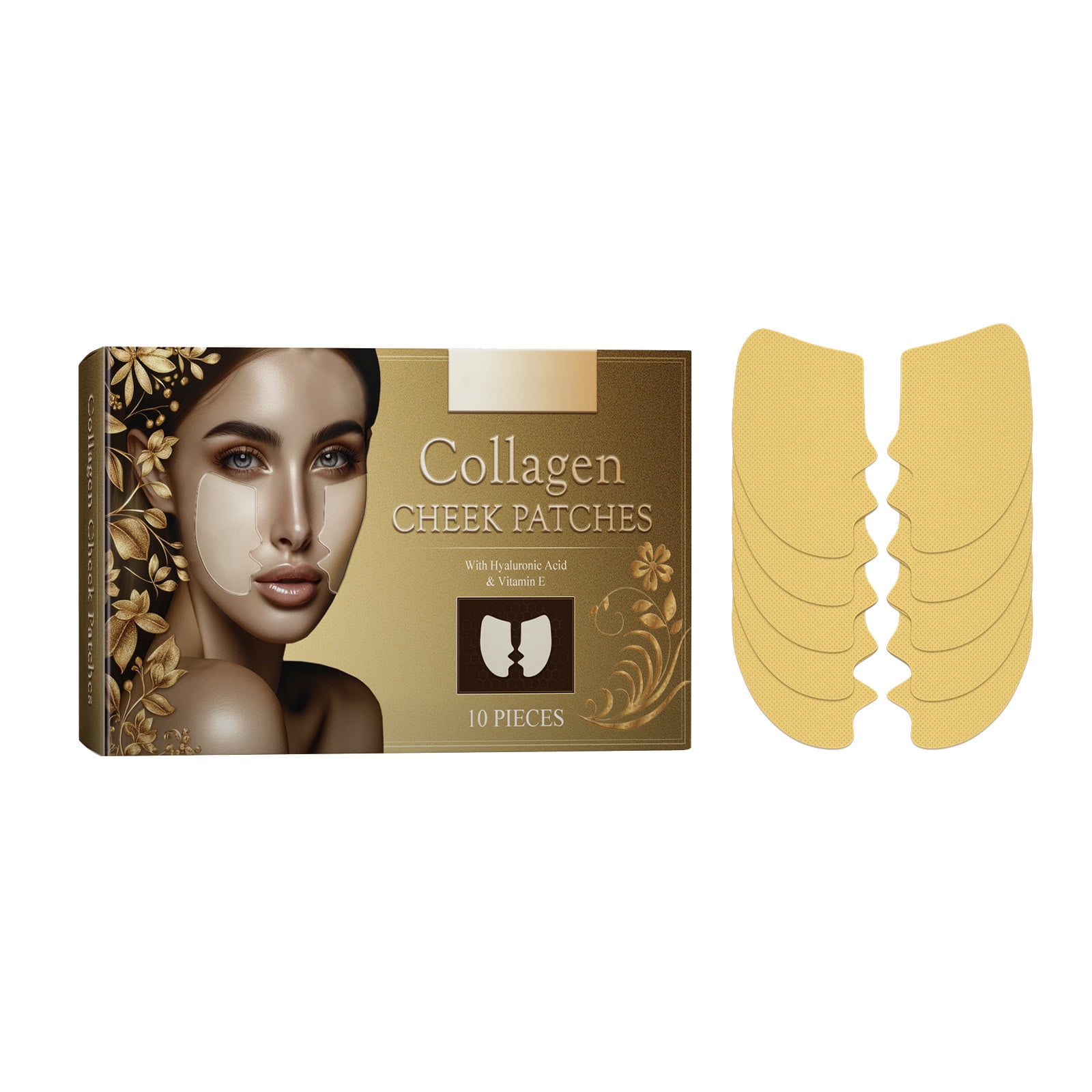 Collagen Cheek Patches, Lighten Fine Lines And Tighten Facial Skin ...