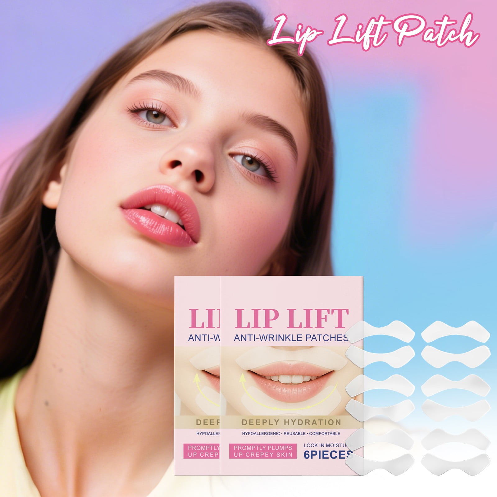 Collagen Crystal Pink Care Gel Pads, Moisturizing Anti-Wrinkle Anti ...