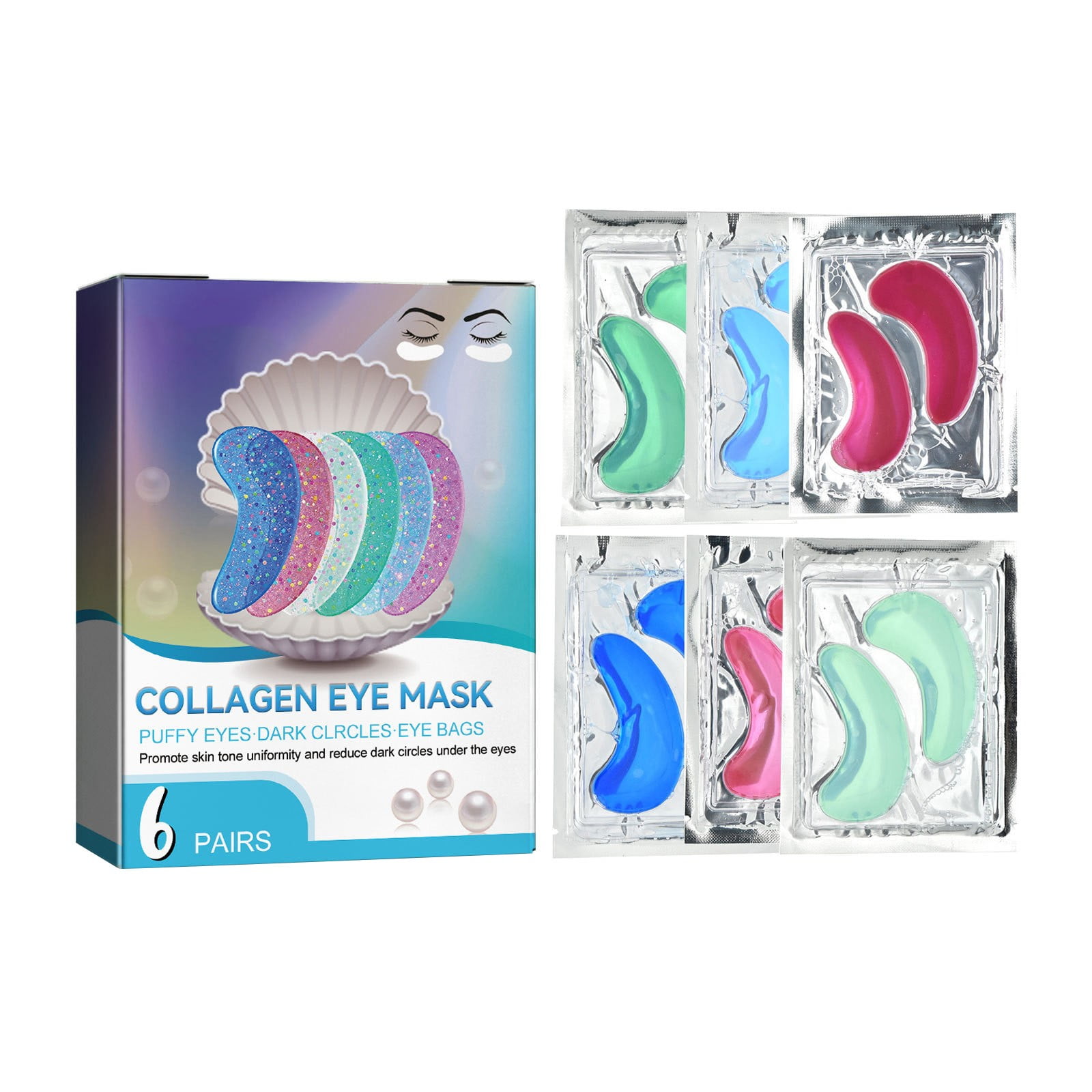 Collagen Eye Hydrating Moisturizing Desalting Fine Lines Dark Circles ...