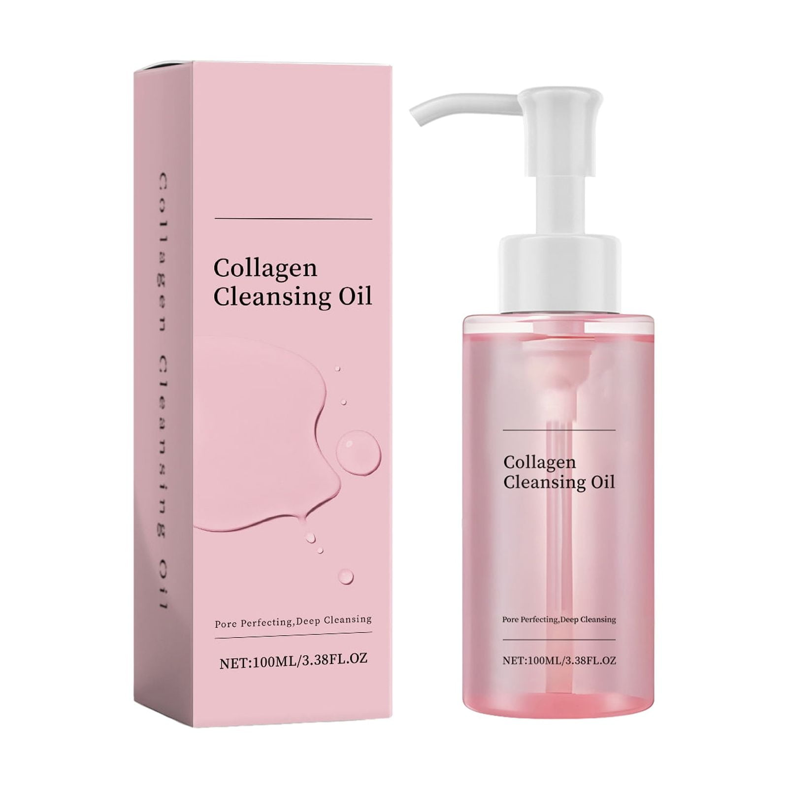 Collagen Face Cleanser Oil Balances Oily Skin, Unclogs Pores & Reduces ...