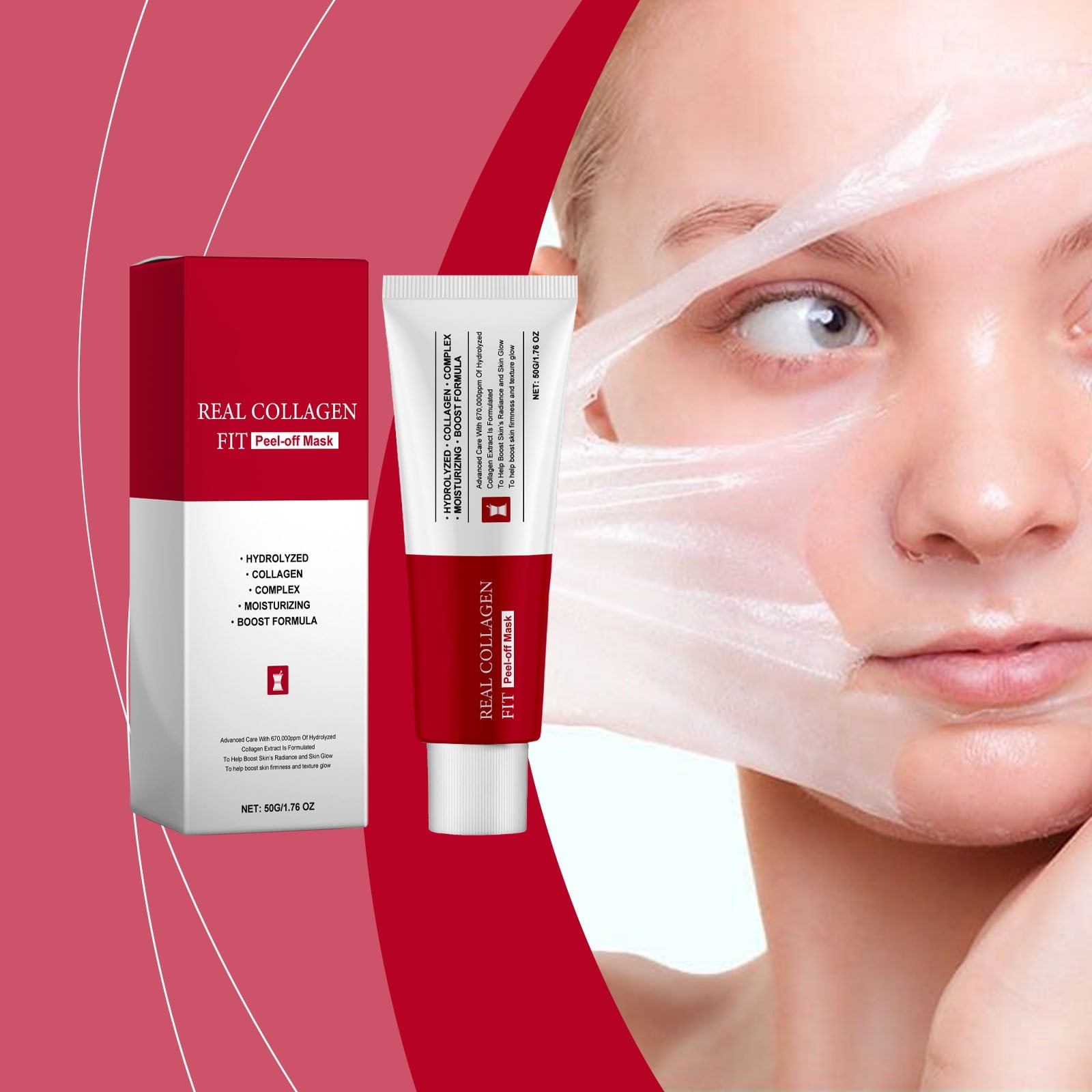 Collagen Firming Face Mask - Hydrate, Brighten & Tighten Skin - Improve ...