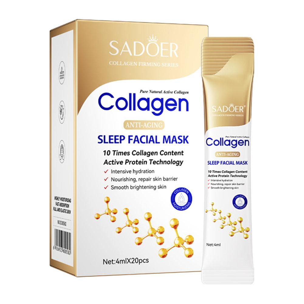 Collagen Firming Sleeping Mask 20PC/BOX Whitening Anti Aging Skin ...