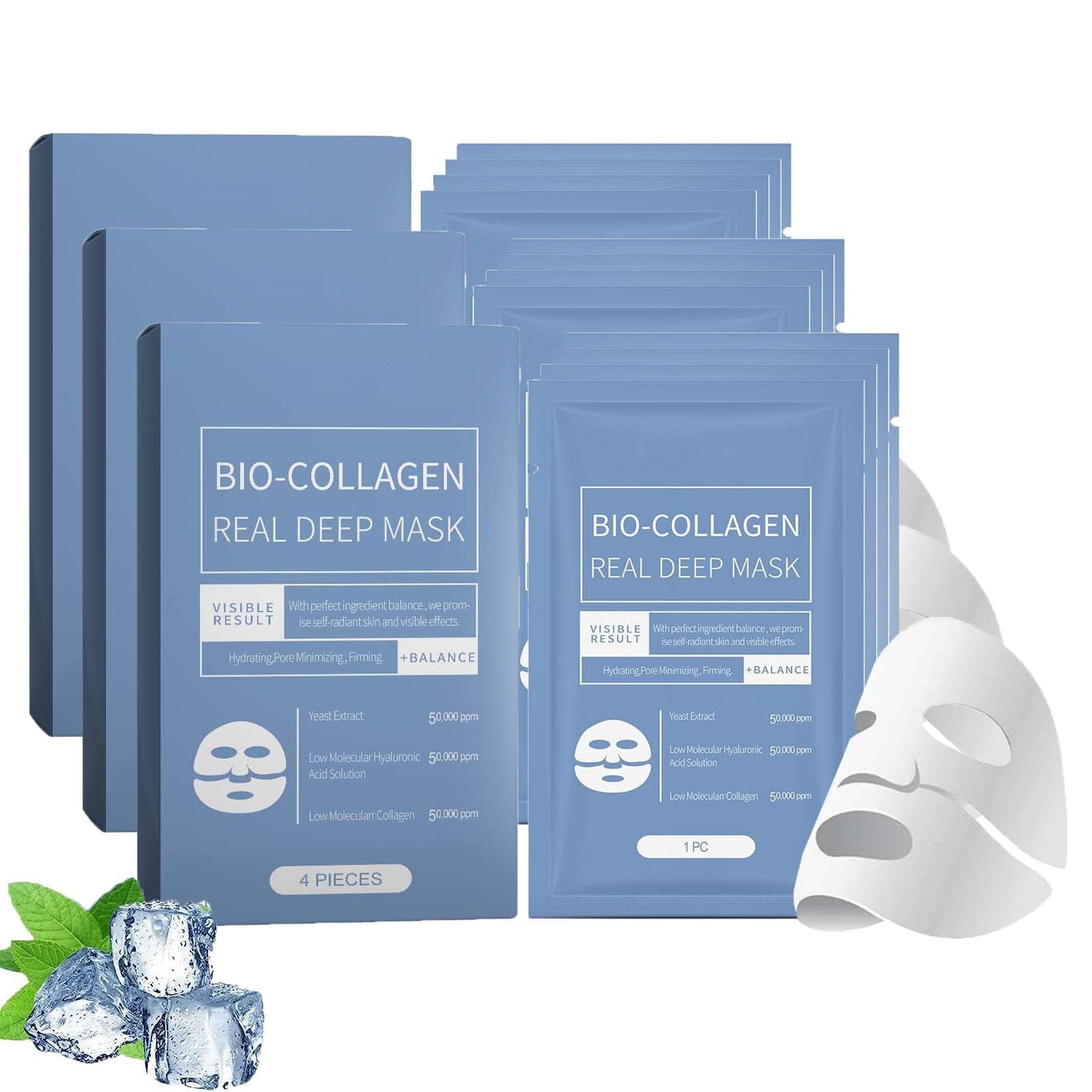 Collagen Glow Mask Overnight, Bio Collagen Mask, Bio-Collagen Real Deep ...