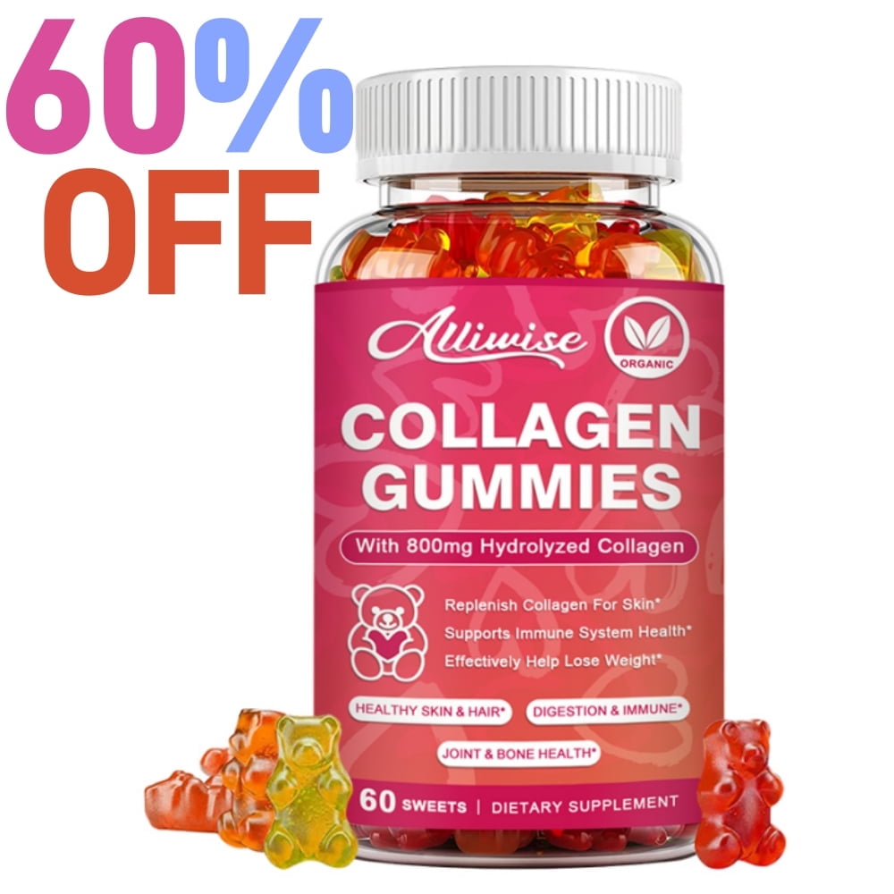 Collagen Gummies for Women & Men - Collagen Protein Gummies with Biotin ...