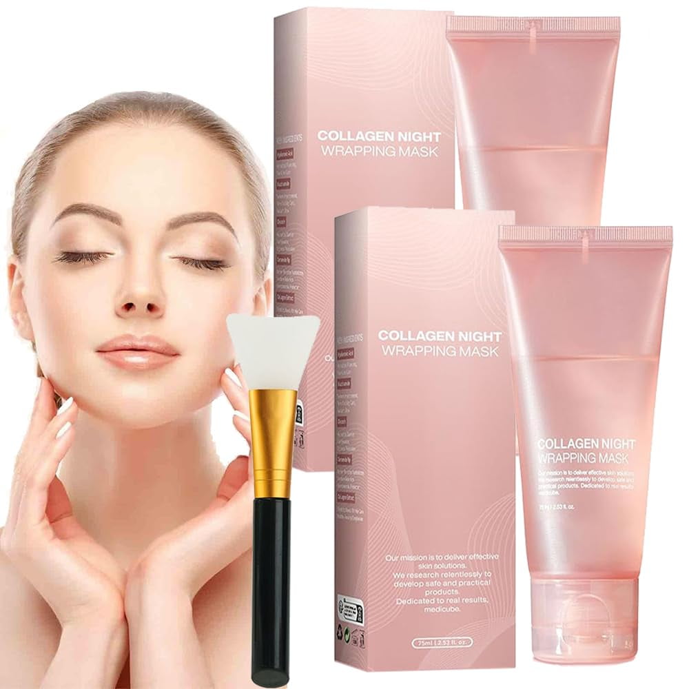 Collagen Mask, Collagen Night Wrapping Mask, Collagen Overnight ...
