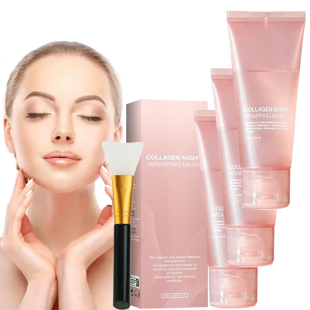 Collagen Mask, Collagen Night Wrapping Mask, Collagen Overnight ...