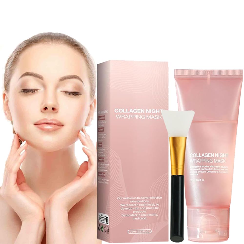 Collagen Mask, Collagen Night Wrapping Mask, Collagen Overnight ...