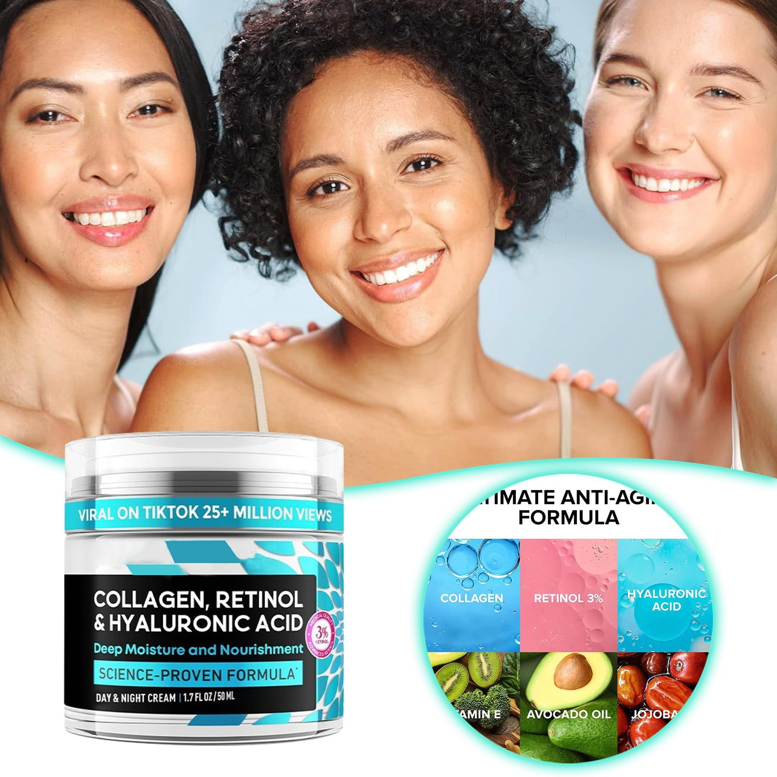 Collagen Moisturizer Collagen Moisturizer Reduce The Appearance Glowing ...