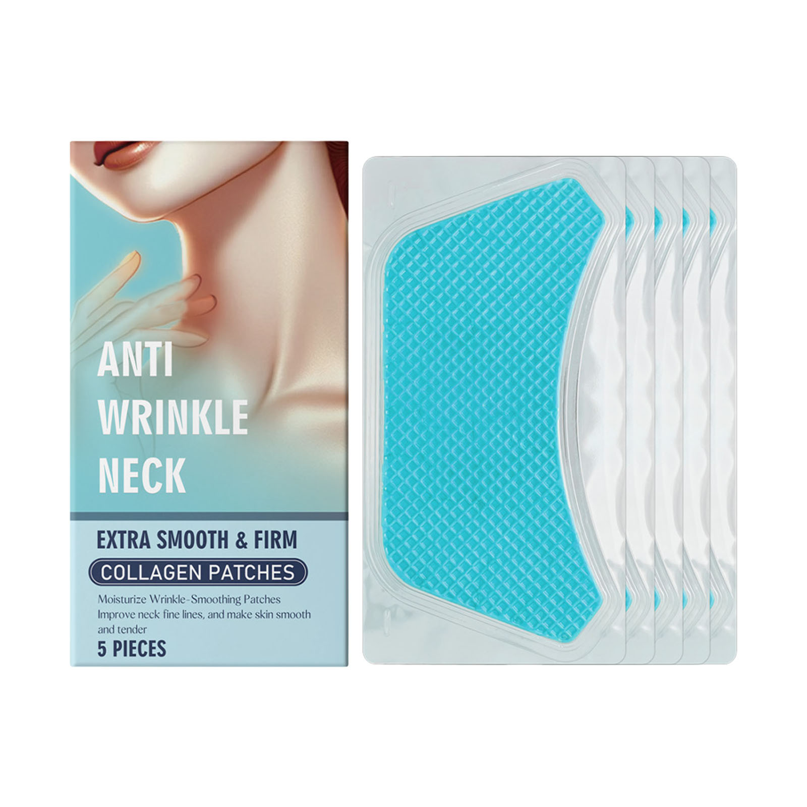 Collagen Neck Patch – Nourishing & Active Elasticity, Gently Tightens ...