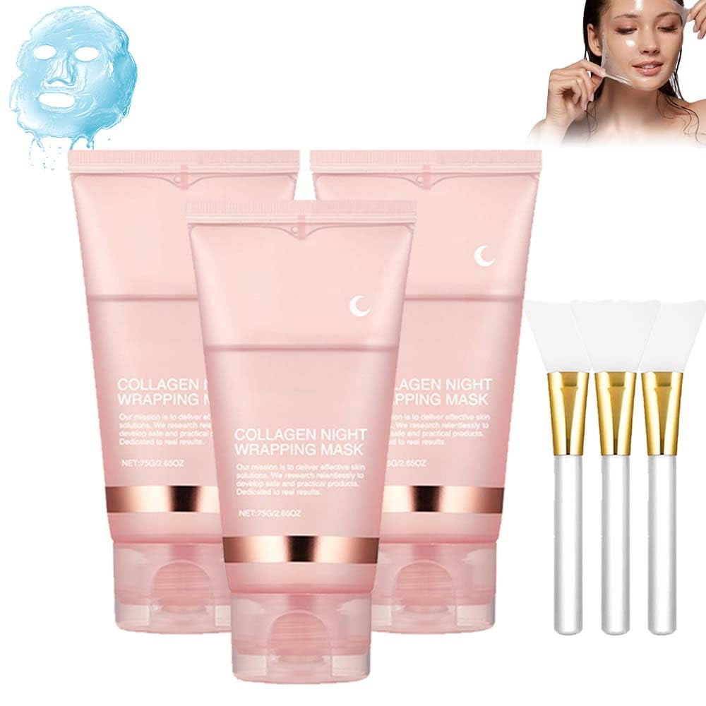 Collagen Night Mask - Peel Off Hydration to Restore Skin’s Natural Glow ...