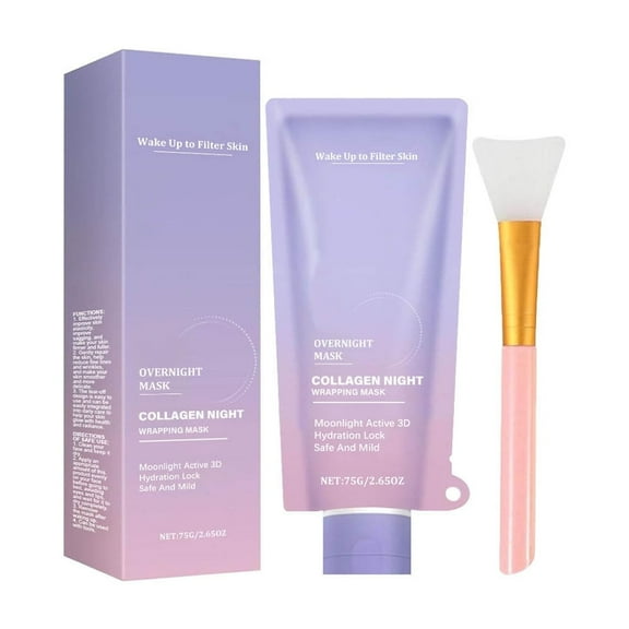 M_edicu Collagen Overnight Wrapping Peel Off Facial Mask Pack ...