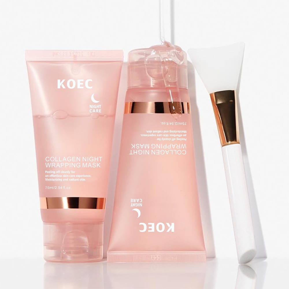 Collagen Overnight Wrapping Mask Peel Off Collagen Face Mask, Hydrates ... Collagen Overnight Wrapping Mask Peel Off Collagen Face Mask, Hydrates ...