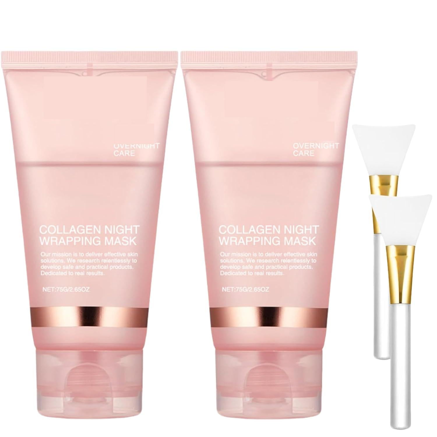 Collagen Overnight Wrapping Peel Off Facial Mask, Collagen Night Wrapping Mask, Fiorenza ...