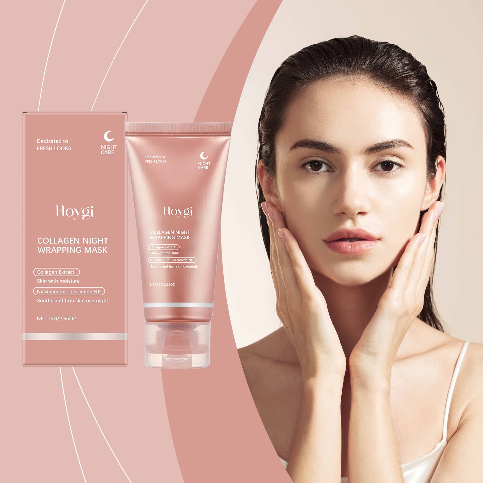 Collagen Peeling Sheet Mask, Daily Cleansing, Exfoliating, Moisturizing ...