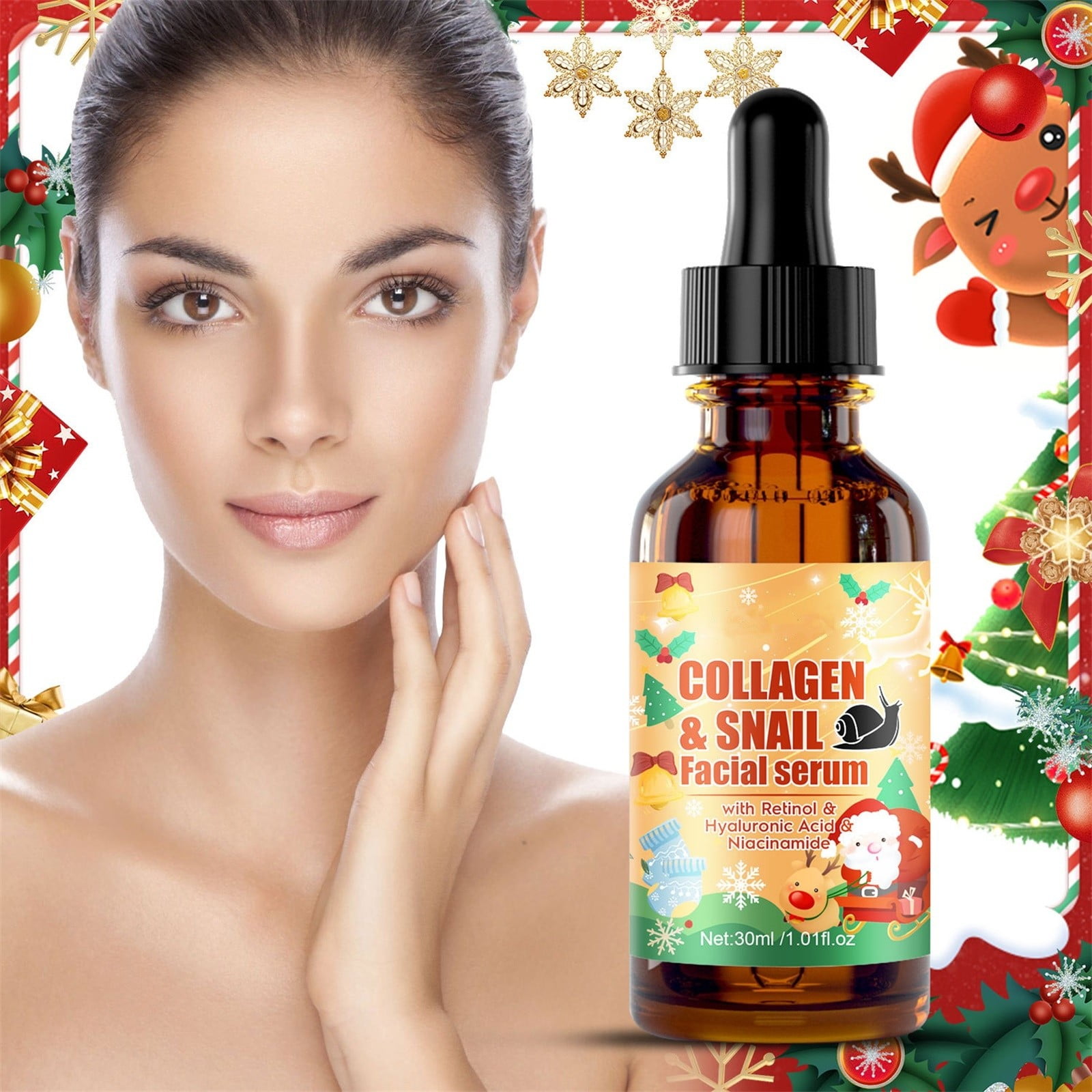 Collagen Peptide Serum for Face, Professional Strength Formula for ...