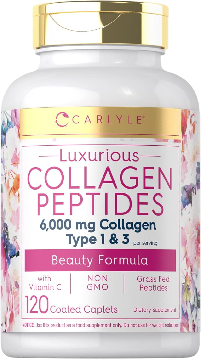 Advanced Carlyle Collagen Peptides Capsules | Hyaluronic Acid | 6000mg ...