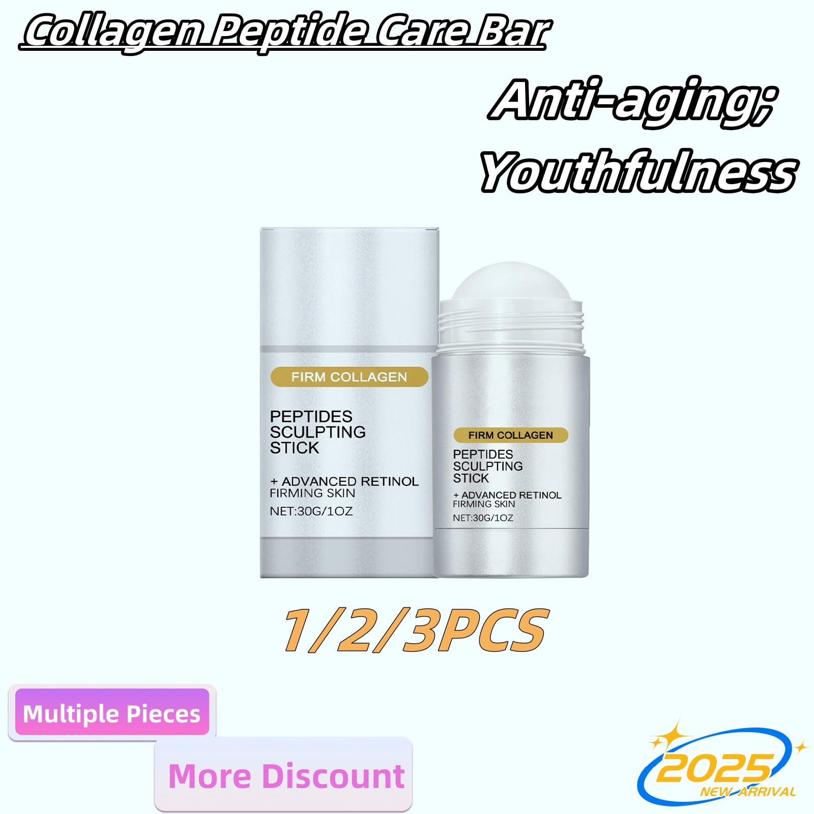 Collagen Peptides Firming Serum Stick,Collagen Neck & Facial Bar ...