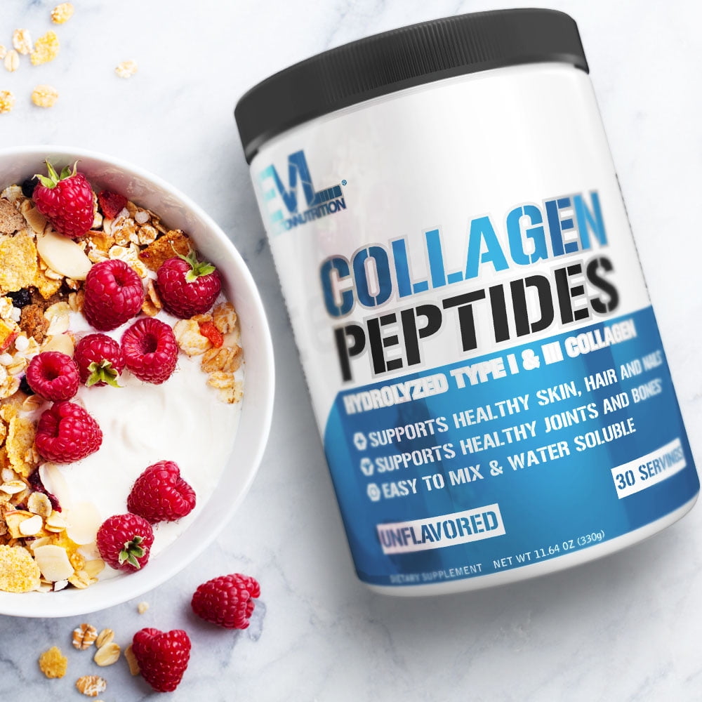 Collagen Peptides Powder for Bone & Joint Support - Hair Skin and Nails ...