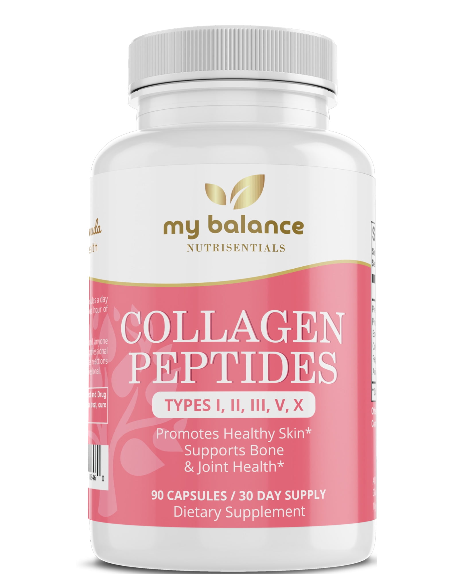 Collagen Peptides Types I, II, III, V, X - Walmart.com