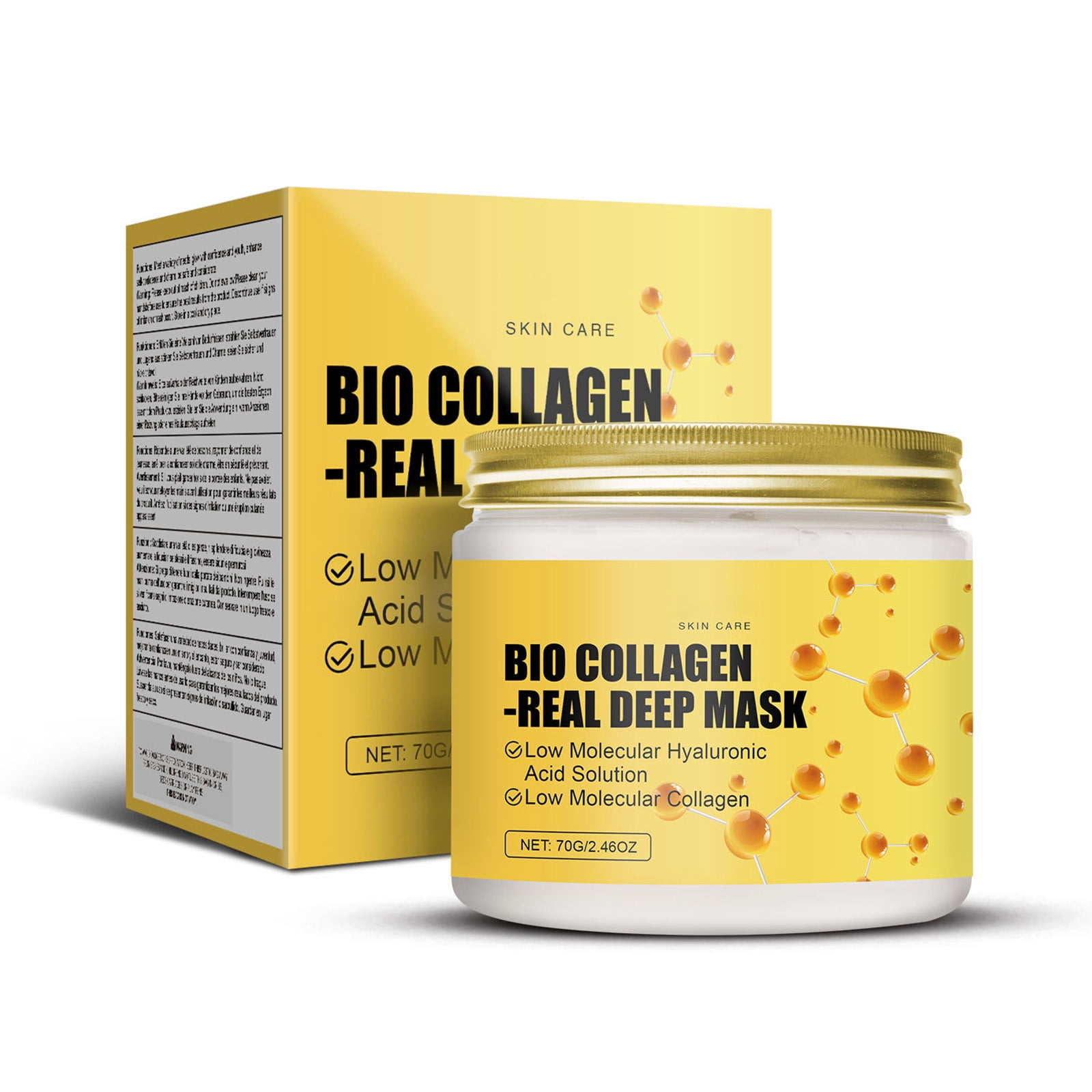 Collagen Pore Clearing Peel off Facial Mask - Nourishes Dull,Uneven Skin with Hydrolyzed ...