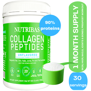 Alani Nu, Collagen Peptides with Hyaluronic Acid, Unflavored, 11.85oz ...