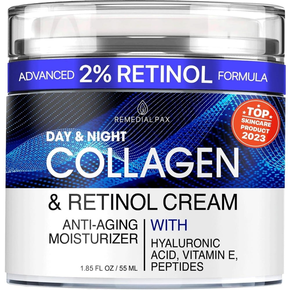 Collagen & Retinol Face Cream with Hyaluronic Acid 55ml - Walmart.com
