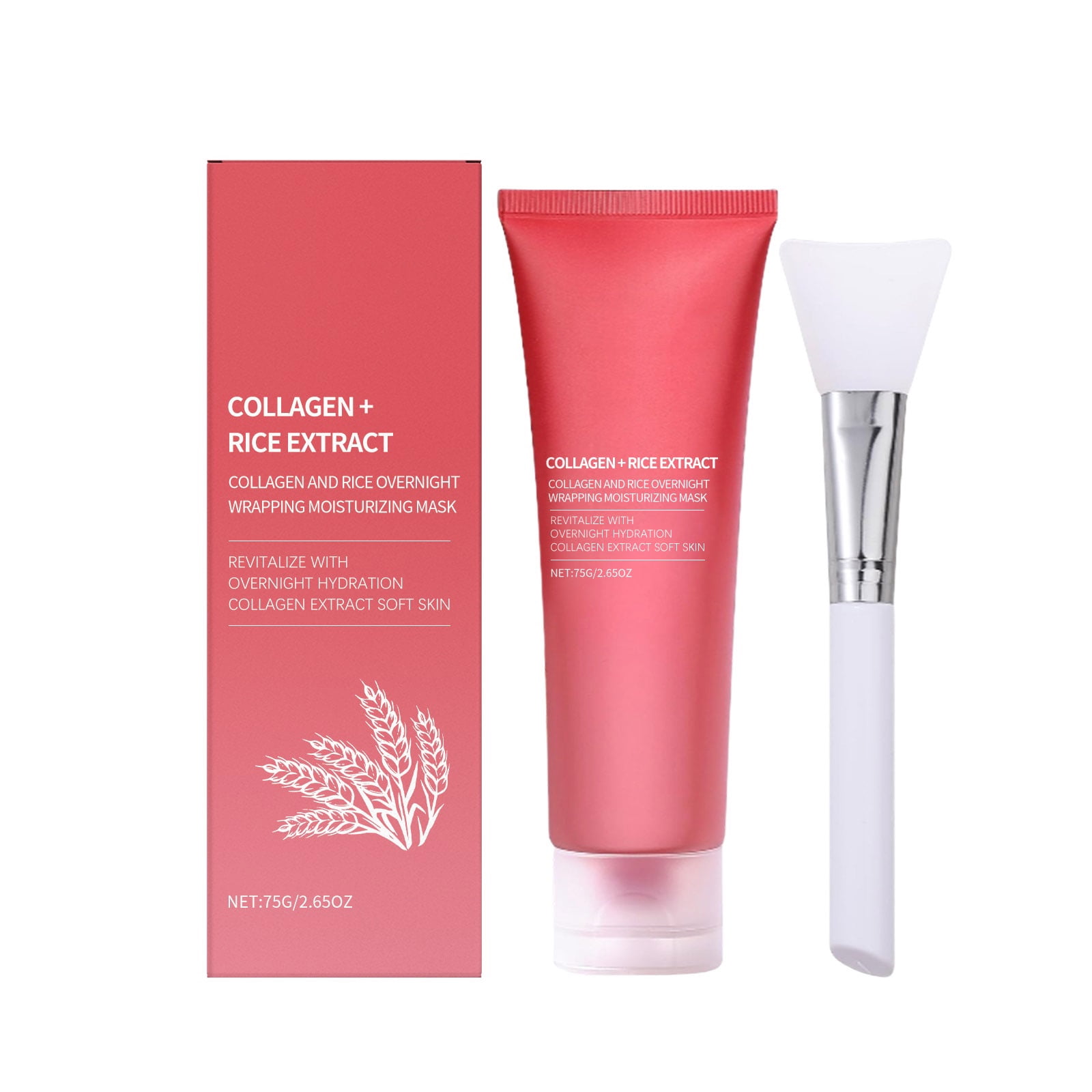 Collagen and Rice Overnight Wrapping Moisturizing Mask, Collagen Face ...
