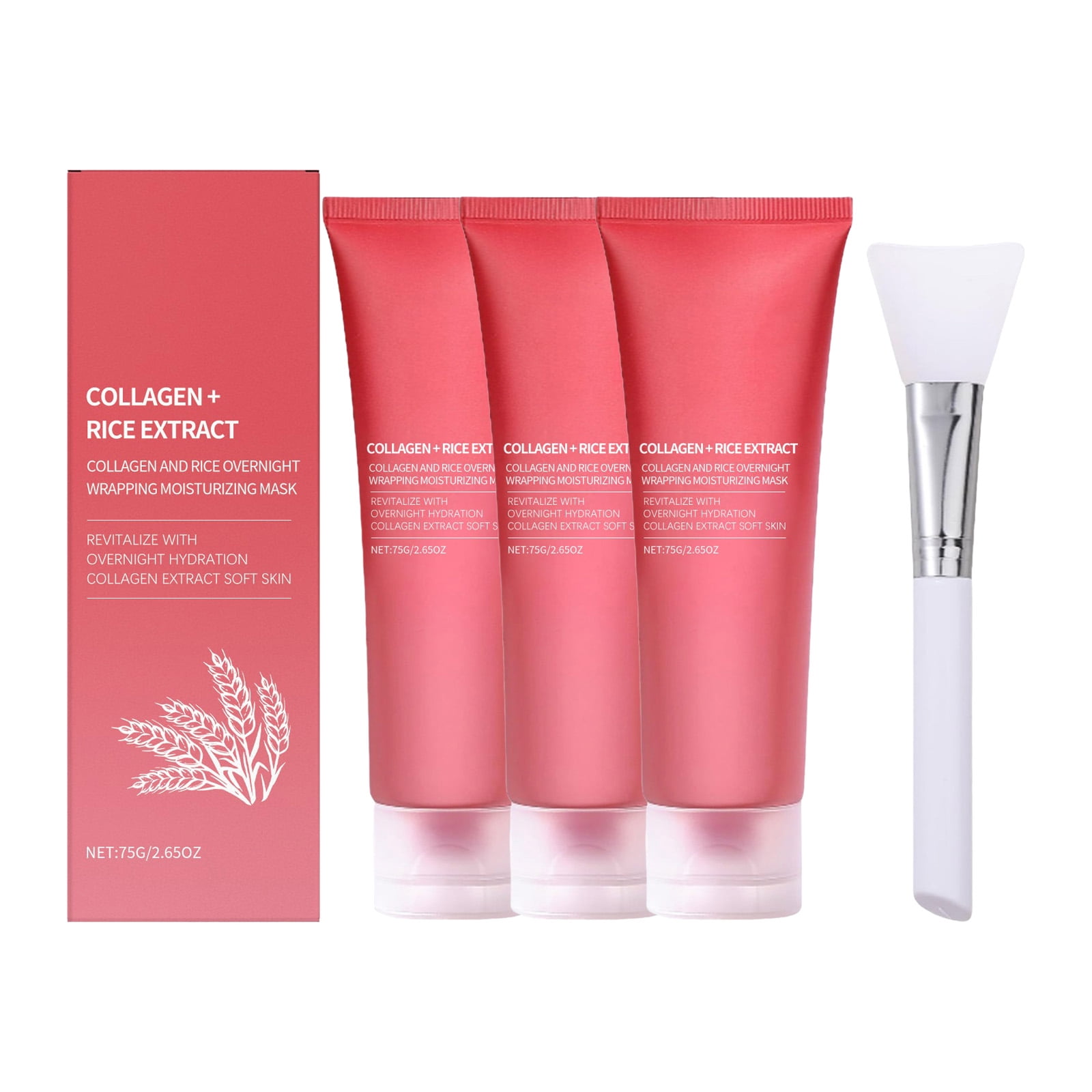 Collagen And Rice Overnight Wrapping Moisturizing Mask: Collagen Face ...