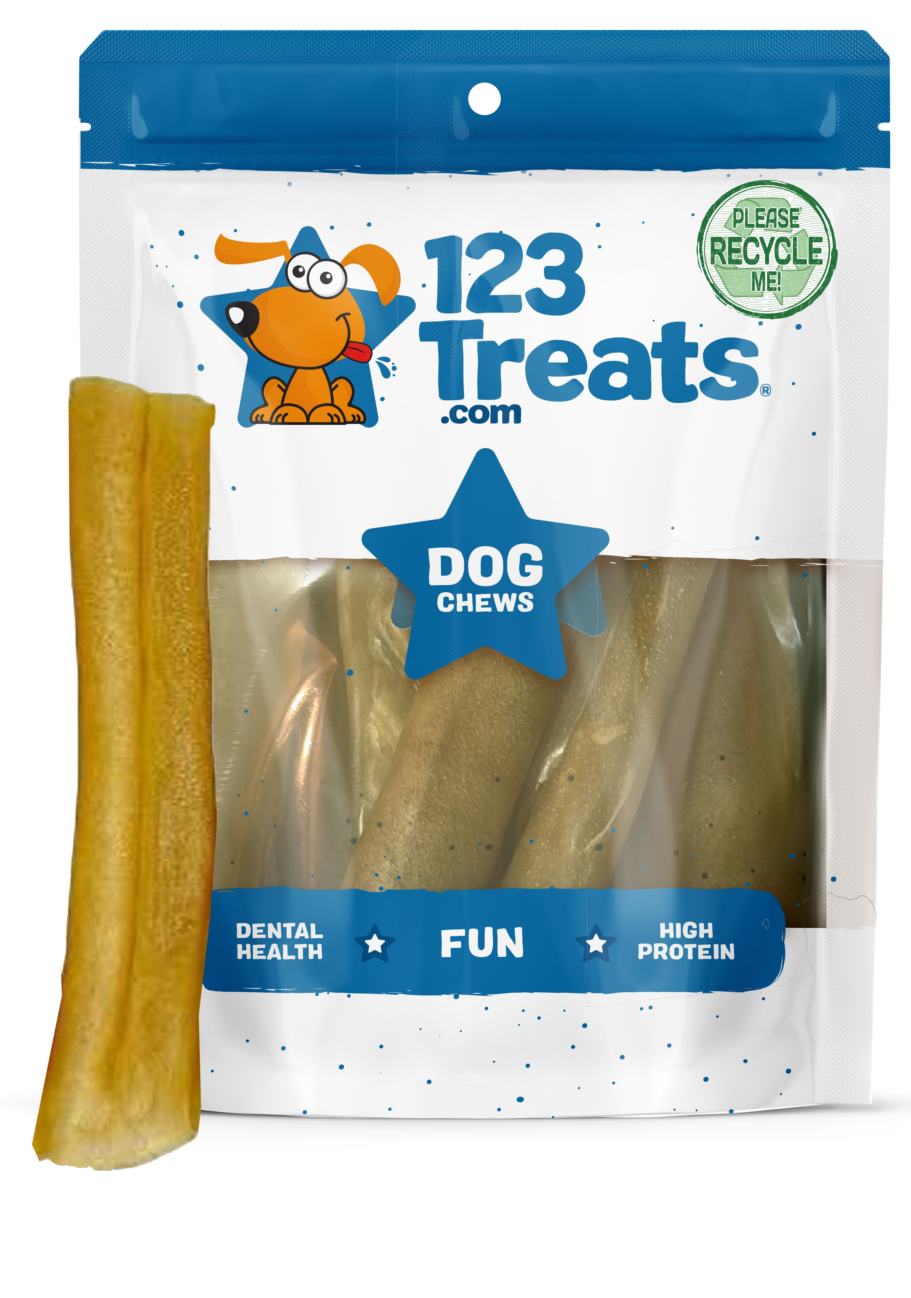 Collagen Roll Chews for Dogs 6 inches puff - 8 Count - Walmart.com