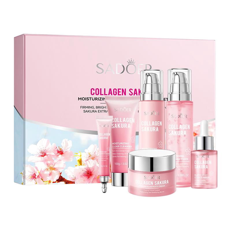 Collagen Sakura Brightening Moisture Lotion,Brighten Skin Tone Shiny ...