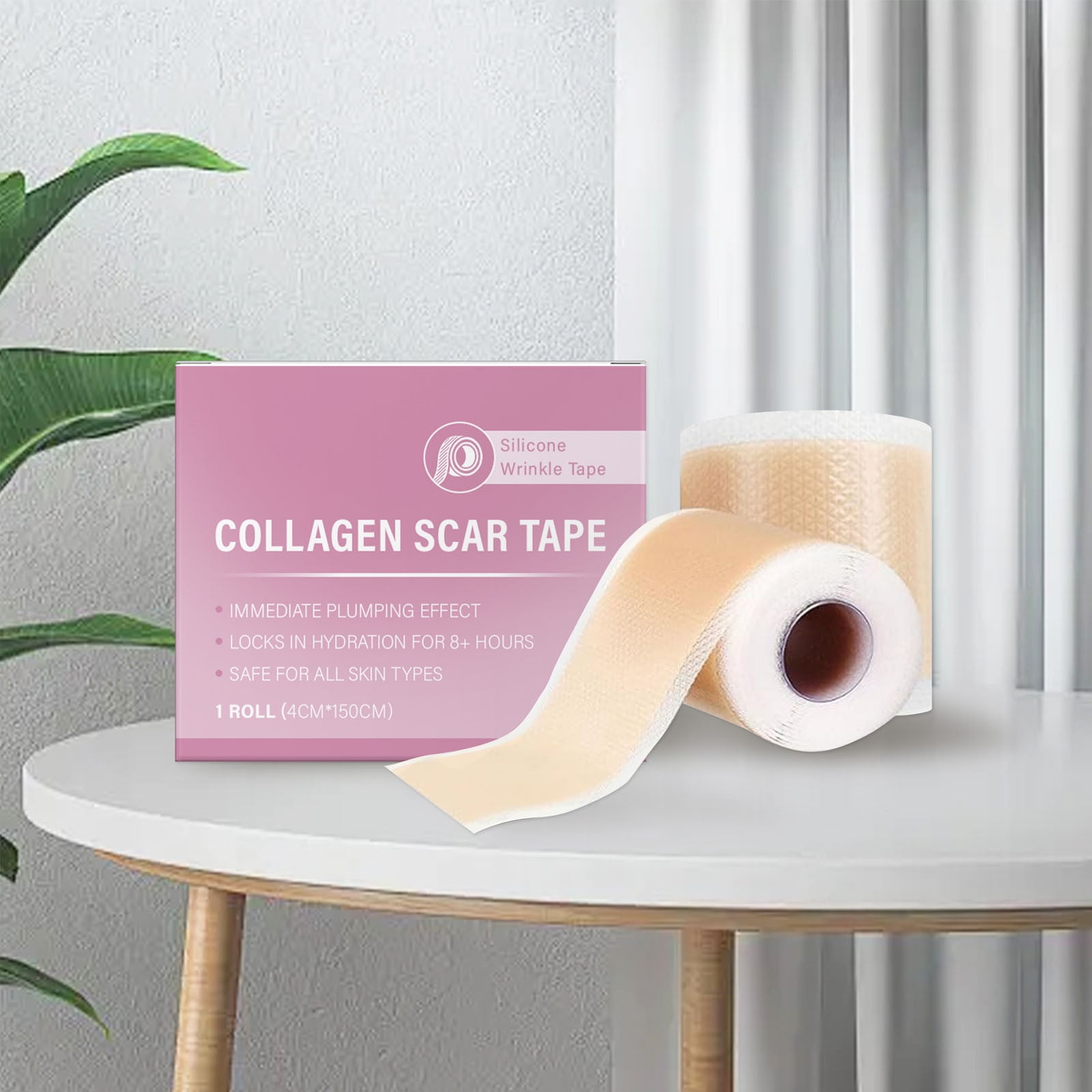 Collagen Scar Tape Facial Gel Scar Patch, Fade Fine Lines,Sensitive ...