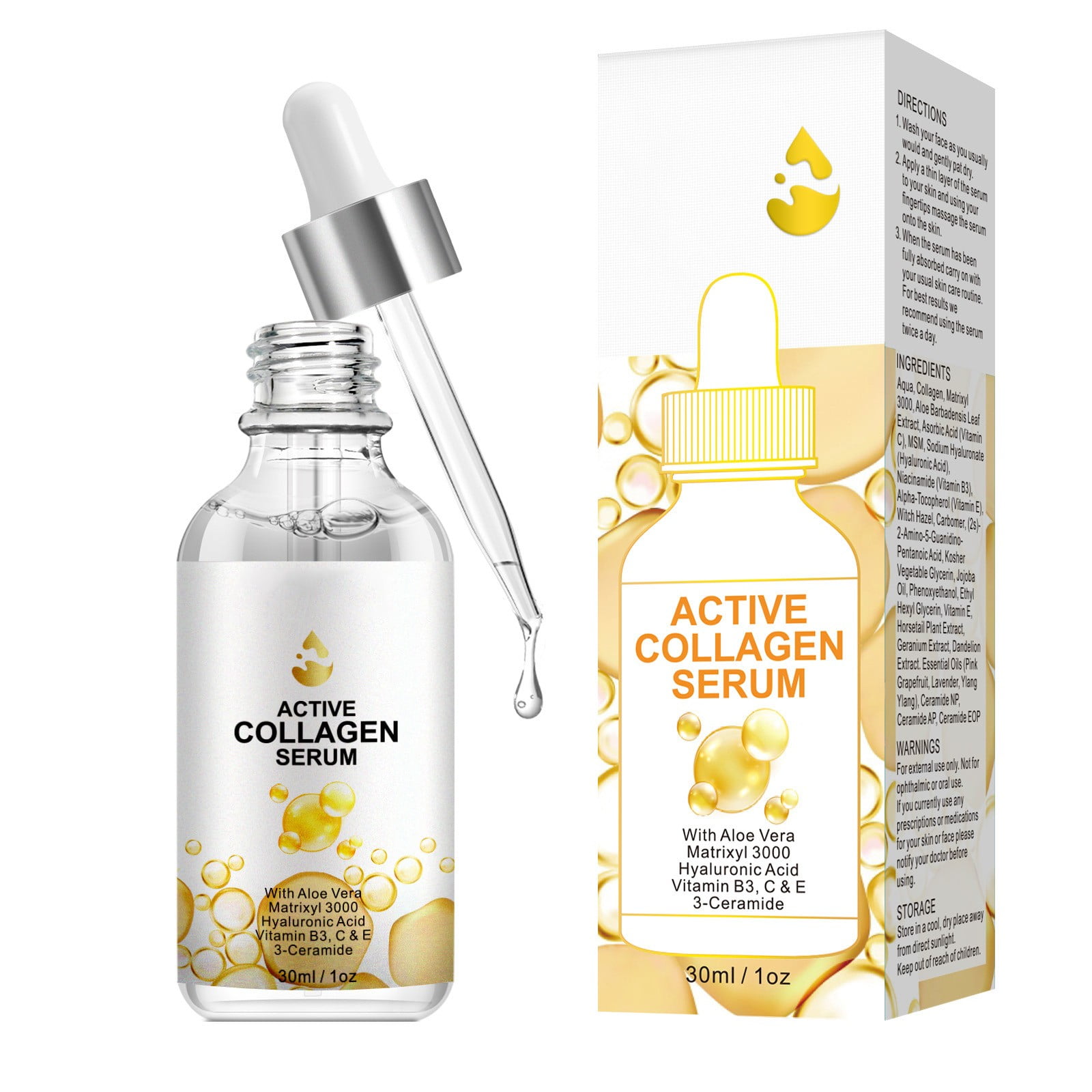 Collagen Serum, Collagen Serum for Face, Sefudun Collagen Essence ...