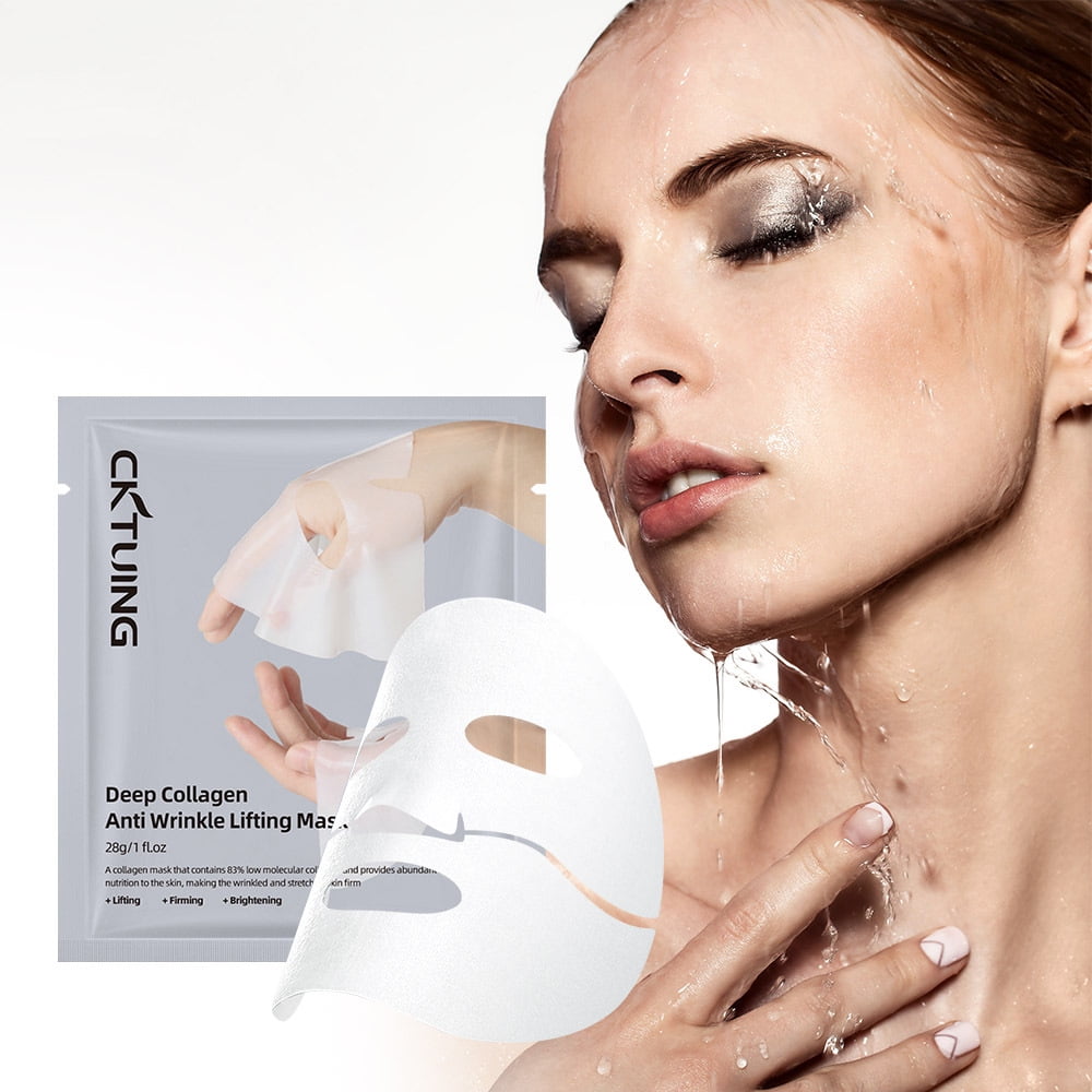 Collagen Split Mask, Anti-Wrinkle Lifting Overnight Mask, Facial Sheet ...