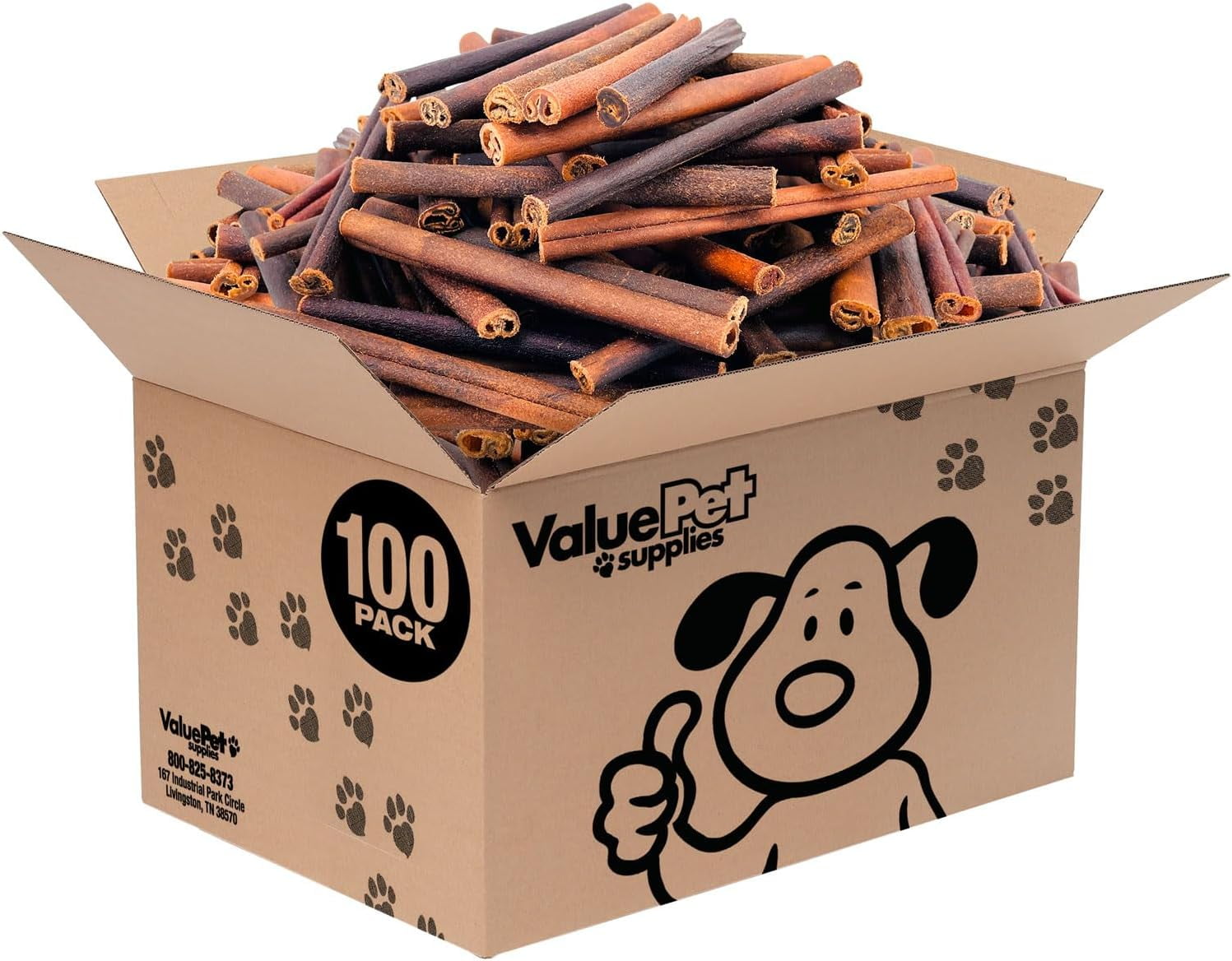 Collagen Sticks for Dogs, Bully Sticks & Rawhide Alternative, Medium 6 ...