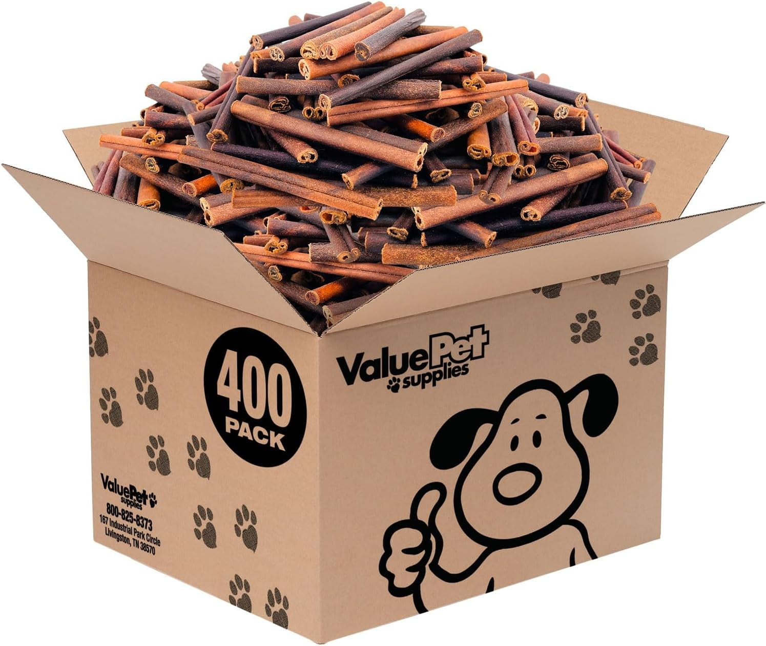 Collagen Sticks for Dogs, Bully Sticks & Rawhide Alternative, Medium 6 ...