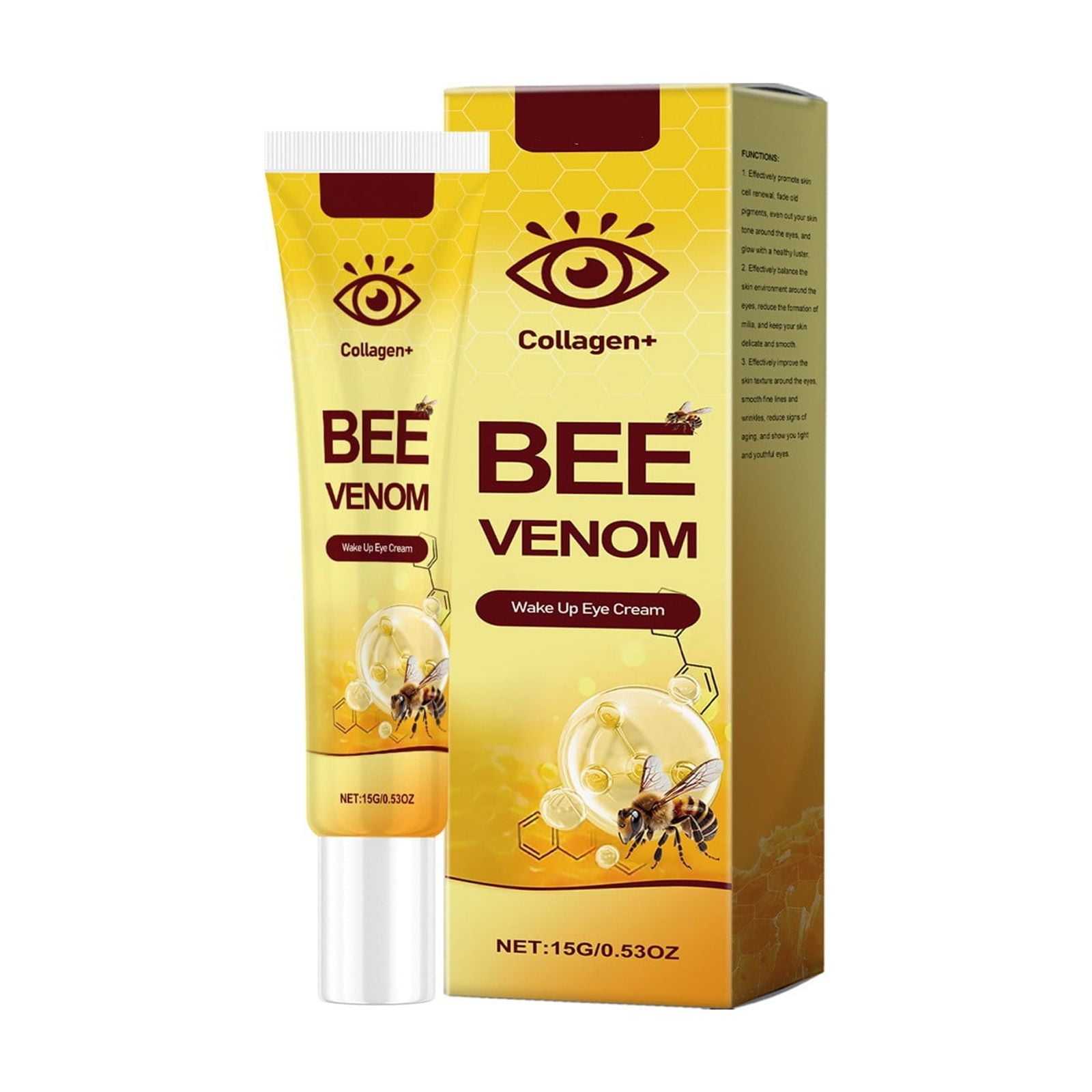 Collagen Wake Up Eye cream, Ve n om Hydrating Eye Cream, Instant ...