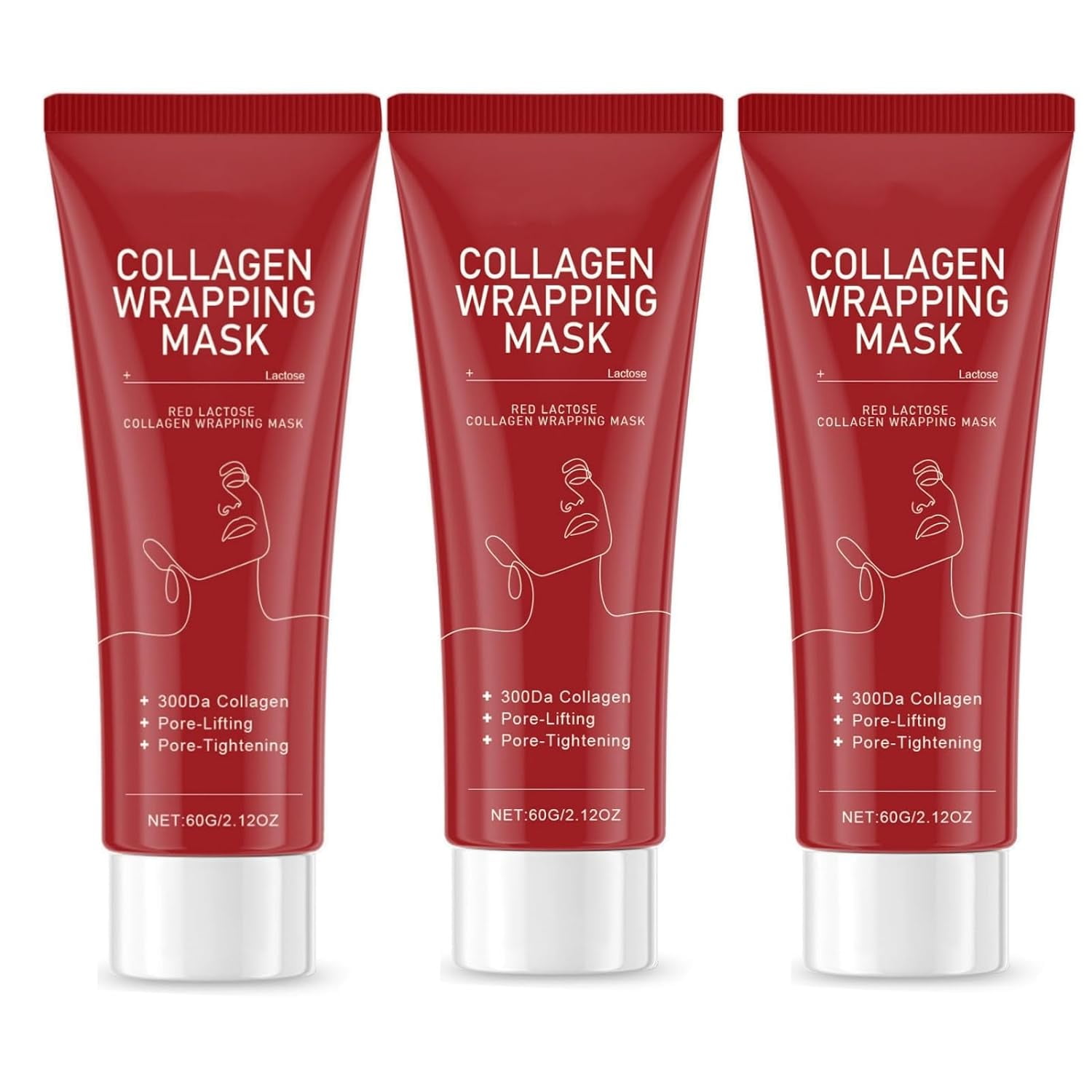 Collagen Wrapping Mask - 60g Red Lacto Collagen Wrapping Mask ...