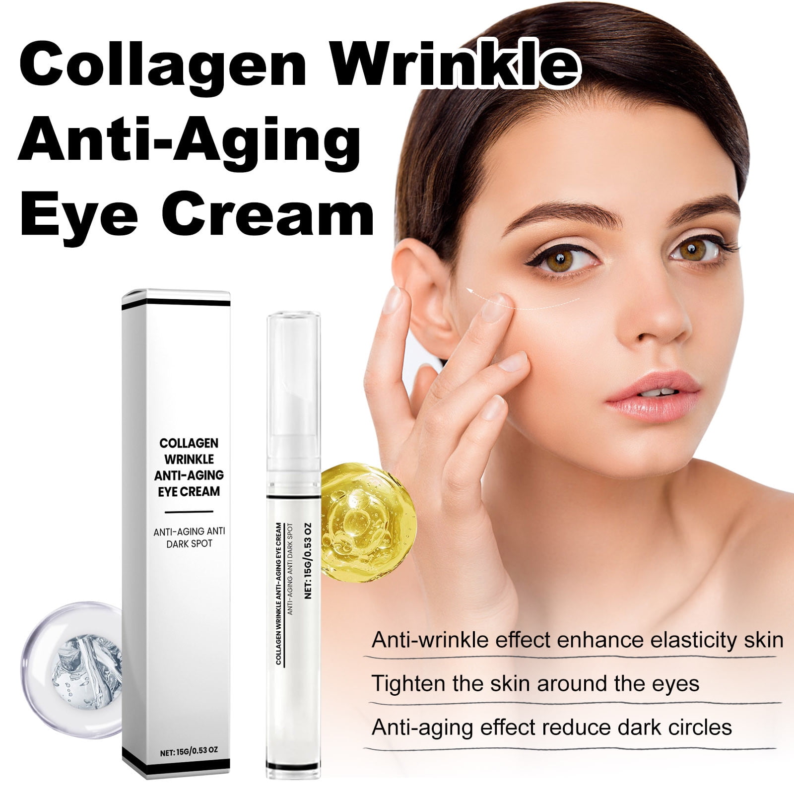 Collagen Wrinkle Anti-Aging Eye Cream,Anti-Wrinkle Eye Cream,Dark ...
