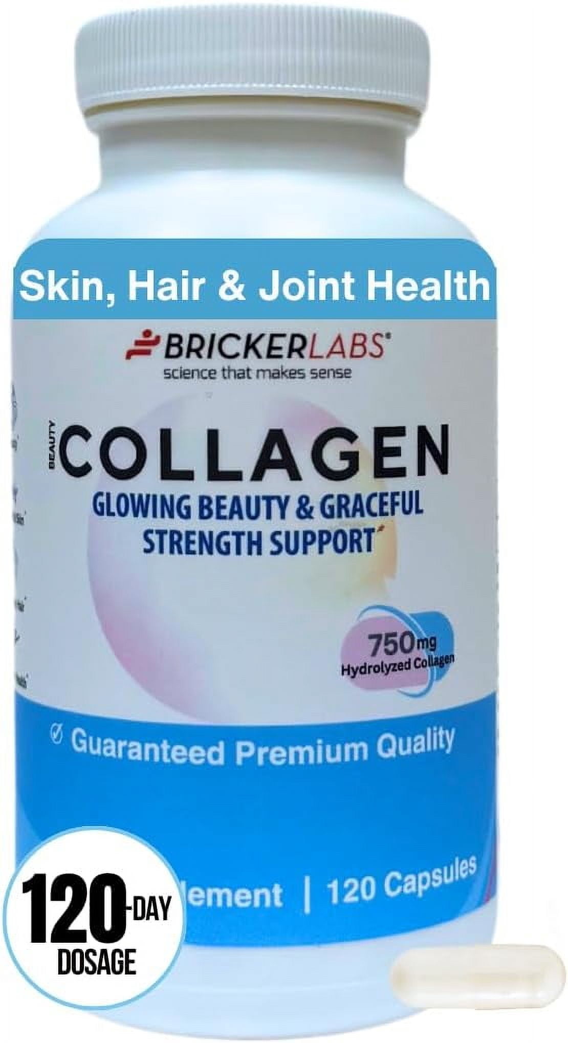 Collagen for Men & Women - Type I, III Hydrolyzed Collagen Supplement ...