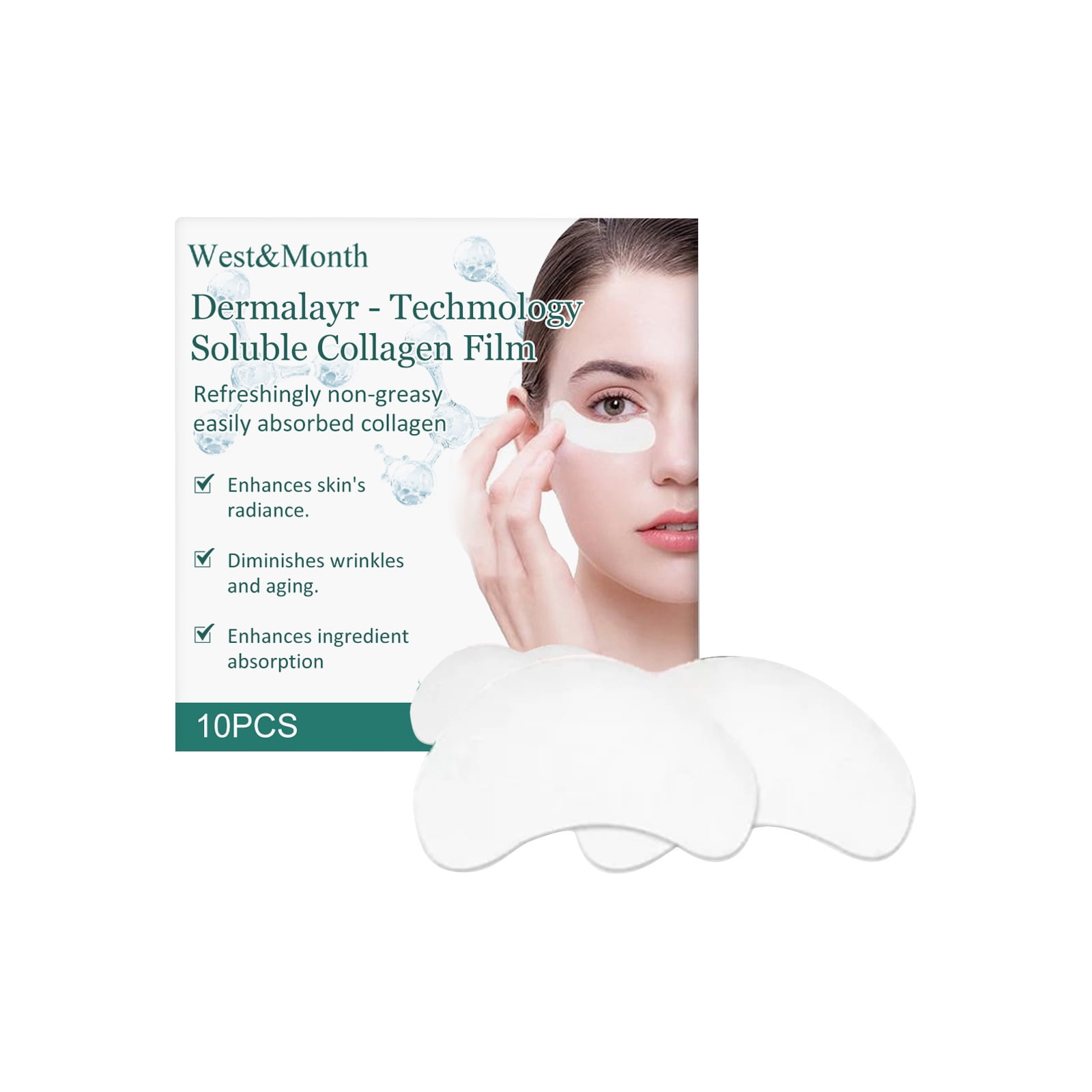 Collagen membrane moisturizes and firmers skin, reduces wrinkles and ...