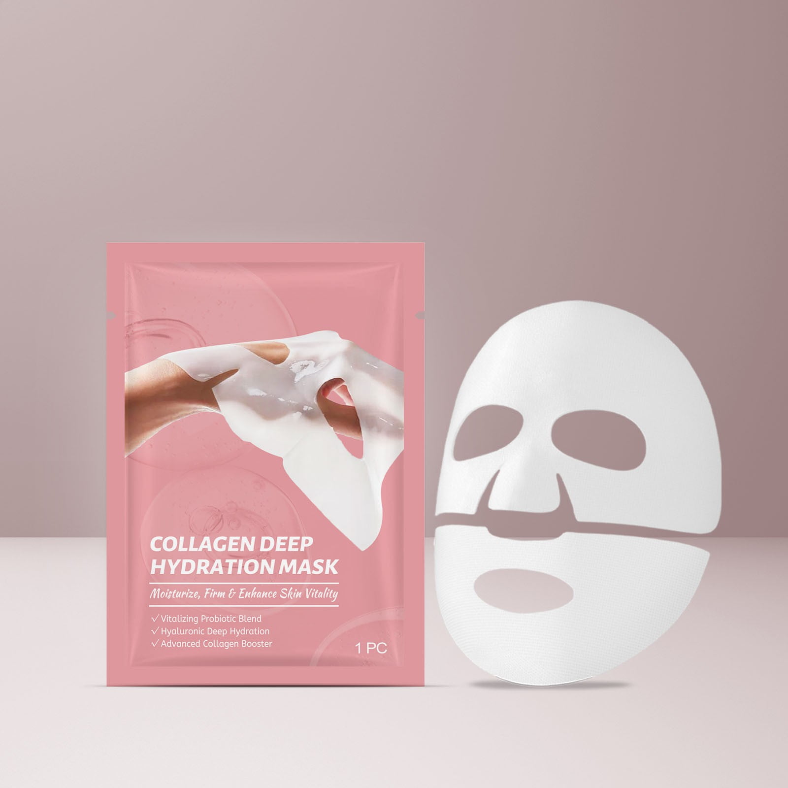 Collagens Moisturizing Mask Self Care Sheet Mask for All Skin Types ...
