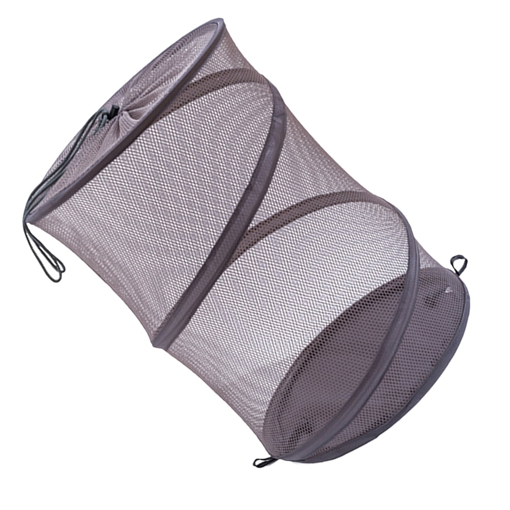 Collapsable Laundry Basket Collapsible Mesh Baskets Ornament Container ...