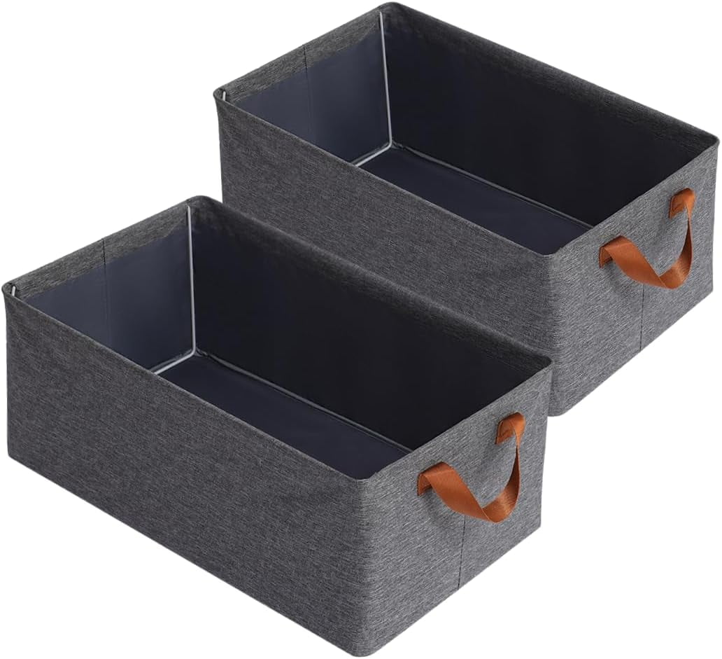 Collapsable Storage Bins - Large Capacity Foldable Fabric For ...