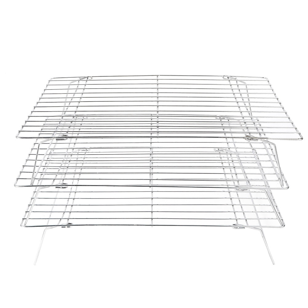 Collapsible 3,Tier Rack: Fast, Even Cooling For Baking, Space,Saving ...